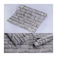China Soundproof 3D Brick Stone Wallpaper 61cm*5m Household Red Brick Wallpaper 3D for sale