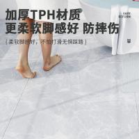 China Peel And Stick Vinyl Floor DIY Wood TPH Flooring Sticker Fire Resistance for sale