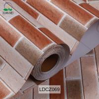 China DIY 3D Brick Stone Wallpaper 3D PVC Wallpaper Sticker For Villa Hospital School for sale