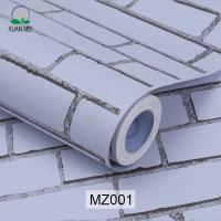 China Interior 3D Wall Stickers Waterproof 5M 3D Wallpaper Brick Stone Rustic Effect for sale