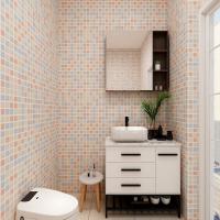 China Wallpaper Rolls Tiles Design Wallpaper Self Adhesive Wallpaper 3D Bathroom Decoration for sale