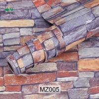 China Apartment Decoration Self Adhesive 3D Wallpaper 5M Roll White Brick Pattern for sale