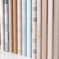 China Anti Virus White Wood Grain Wallpaper Healthy Film Peel Stick Wallpaper for sale