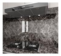 China Peel Off Marble Wallpaper Heat Resistant 10m Black Marble Effect Wallpaper for sale