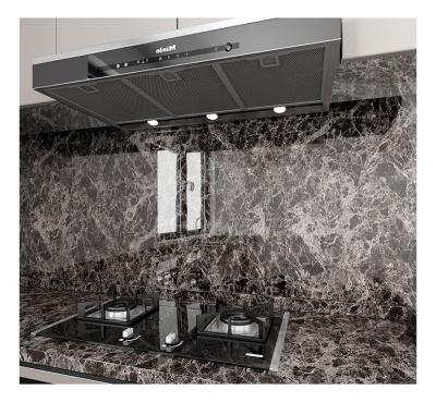 China Peel Off Marble Wallpaper Heat Resistant 10m Black Marble Effect Wallpaper for sale