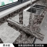 China Peel Off Marble Wallpaper Heat Resistant 10m Black Marble Effect Wallpaper for sale