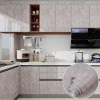 China DIY Dark Grey Marble Effect Wallpaper 50m Marble Look Wallpaper for sale