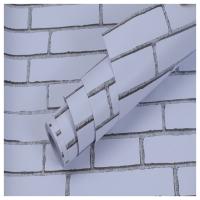 China Vinyl Embossed 3D Brick Stone Wallpaper DIY 3D Effect Brick Stone Wallpaper for sale