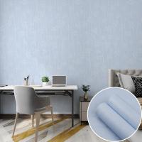 China Interior Blue Embossed Wallpaper Self Adhesive Wallpaper Waterproof Decoration for sale