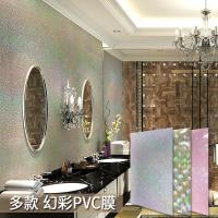 China Waterproof Shining Rainbow Effect PVC Film for Furniture Home Decoration Regular Size 60cm*10m/roll for sale