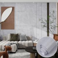 China OEM Marble Effect Kitchen Wallpaper Dark Grey Marble Tile Effect Wallpaper for sale