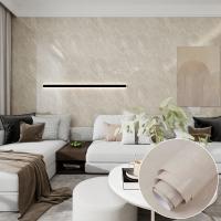 China OEM Marble Effect Kitchen Wallpaper Dark Grey Marble Tile Effect Wallpaper for sale