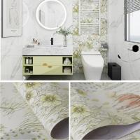 China PVC Self Adhesive Waterproof Oil Proof Moisture Proof Natural Mural Wallpaper for Modern Bedroom Bathroom Transformation for sale