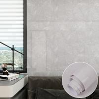 China Waterproof 3D Marble Effect Wallpaper Grey 50m Wallpaper That Looks Like Marble for sale