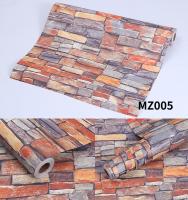 China Modern 3D Faux Brick Wallpaper Interior 3D Brick Wallpaper Living Room 10m Roll for sale
