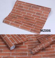 China Modern 3D Faux Brick Wallpaper Interior 3D Brick Wallpaper Living Room 10m Roll for sale