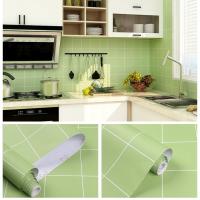 China Moisture-Proof 3D Adhesive Wall Tile Stickers Geometric Design Patterns Wallpaper for Kitchen Bathroom for sale