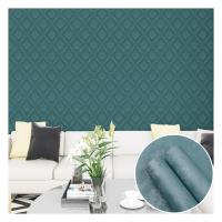 China Customizable Grey Embossed Wallpaper 3D Embossed Peel And Stick Wallpaper for sale