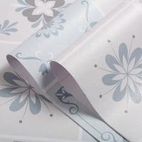 China Modern Interior Decoration Contact Paper Fireproof 3D Wallpaper Self Adhesive Tiles Designs for sale