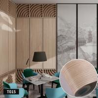 China Household Peel And Stick Wallpaper Wood Grain Effect Wallpaper Fireproof for sale