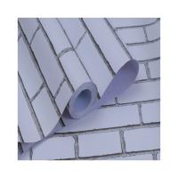 China Width 122cm 60cm 3D Washable Wallpaper Moisture Proof 3D Brick Wallpaper Sticker for sale