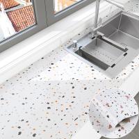 China Peel Stick Marble Wallpaper Rolls for Kitchen Interior Waterproof Environmentally Friendly for sale