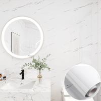 China Peel Stick Marble Wallpaper Rolls for Kitchen Interior Waterproof Environmentally Friendly for sale