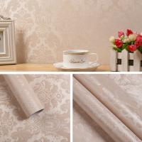 China Moisture Proof Gold Embossed Wallpaper 10 Meter Embossed Peel And Stick Wallpaper for sale