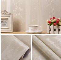 China Moisture Proof Gold Embossed Wallpaper 10 Meter Embossed Peel And Stick Wallpaper for sale