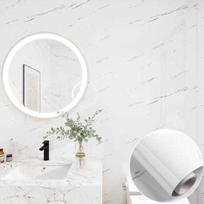 China 120cm Wide Countertop Wallpaper Waterproof Marble Removable Wallpaper for sale