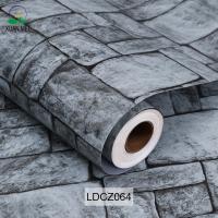 China Water-proof Self Adhesive 3D Brick Wallpaper for PVC Wall Covering Wallpaper 3D Wall Coating for sale