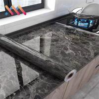 China Upgrade Your Kitchen with Heat Resistant Self Adhesive PVC Film and Customizable Length Wallpaper for sale