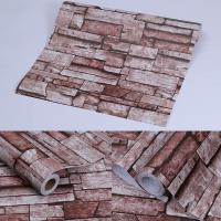 China CLASSIC Style 3D Brick Self-adhesive Vinyl Wallpaper for Hotel/Coffee Shop Decorative Film for sale