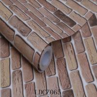 China 3d Brick Wallpaper PVC Vinyl Adhesive Wall Paper Wall Stickers Fashionable Design for sale