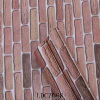 China 3d Brick Wallpaper PVC Vinyl Adhesive Wall Paper Wall Stickers Fashionable Design for sale