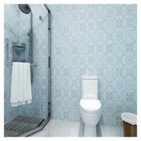 China Water-Proof Self Adhesive 3D Floor Wall Decoration Paper Moisture-Proof Wallpaper Sticker for sale