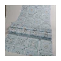 China Water-Proof Self Adhesive 3D Floor Wall Decoration Paper Moisture-Proof Wallpaper Sticker for sale