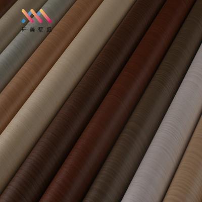 China Heat Insulation Wood Grain Wallpaper Geometric Wood Effect Wall Paper for sale