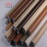 China Heat Insulation Wood Grain Wallpaper Geometric Wood Effect Wall Paper for sale