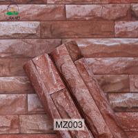 China Moisture-Proof 3D Brick Wallpaper for Home Decor Vinyl Wall Sticker Household Decoration for sale