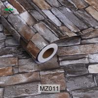 China Moisture-Proof 3D Brick Wallpaper for Home Decor Vinyl Wall Sticker Household Decoration for sale