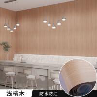 China 122cm Width Dark Wood Grain Wallpaper 50m Vinyl Wallpaper Wood Grain Heat Resistant for sale