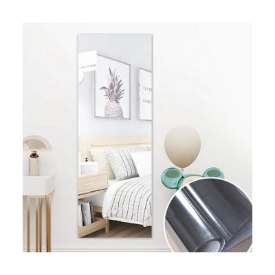 China Interiors Home Decor Striped Plaid Silver Mirror Sticker for a Contemporary Look for sale