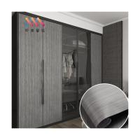 China Peel and Stick Wood Grain Wallpaper Counter top Paper for Furnitures 2ft Width Contemporary Design Style for sale