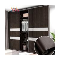 China Peel and Stick Wood Grain Wallpaper Counter top Paper for Furnitures 2ft Width Contemporary Design Style for sale