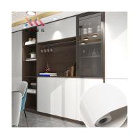 China Peel and Stick Wood Grain Wallpaper Counter top Paper for Furnitures 2ft Width Contemporary Design Style for sale