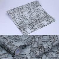 China Vinyl Wallpapers 3D Brick Wallpaper Rolls Interior Decoration Self Adhesive PVC Wall Paper for sale