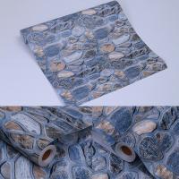 China Vinyl Wallpapers 3D Brick Wallpaper Rolls Interior Decoration Self Adhesive PVC Wall Paper for sale