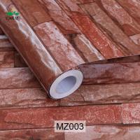 China Home Office 3D Brick Stone Wall Sticker Vinyl 10m 50m 3D White Brick Wallpaper for sale