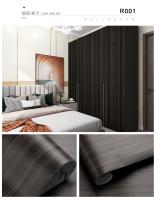 China 61cm Width Contemporary Design Style Natural Textured PVC Wood Wallpaper Wallcoverings for Furniture or Kitchen for sale